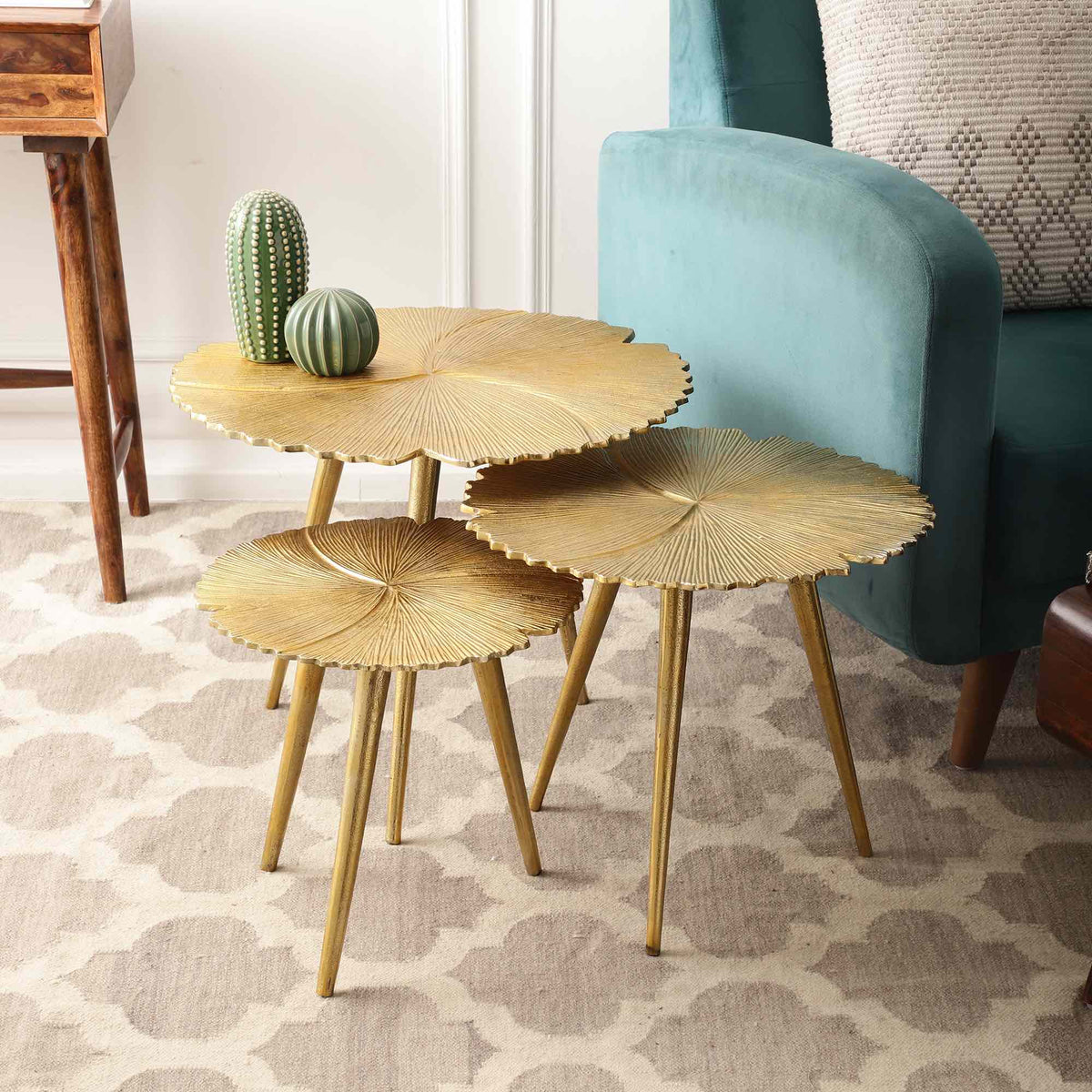 Sable Leaf Table Set of 3– Sammsara