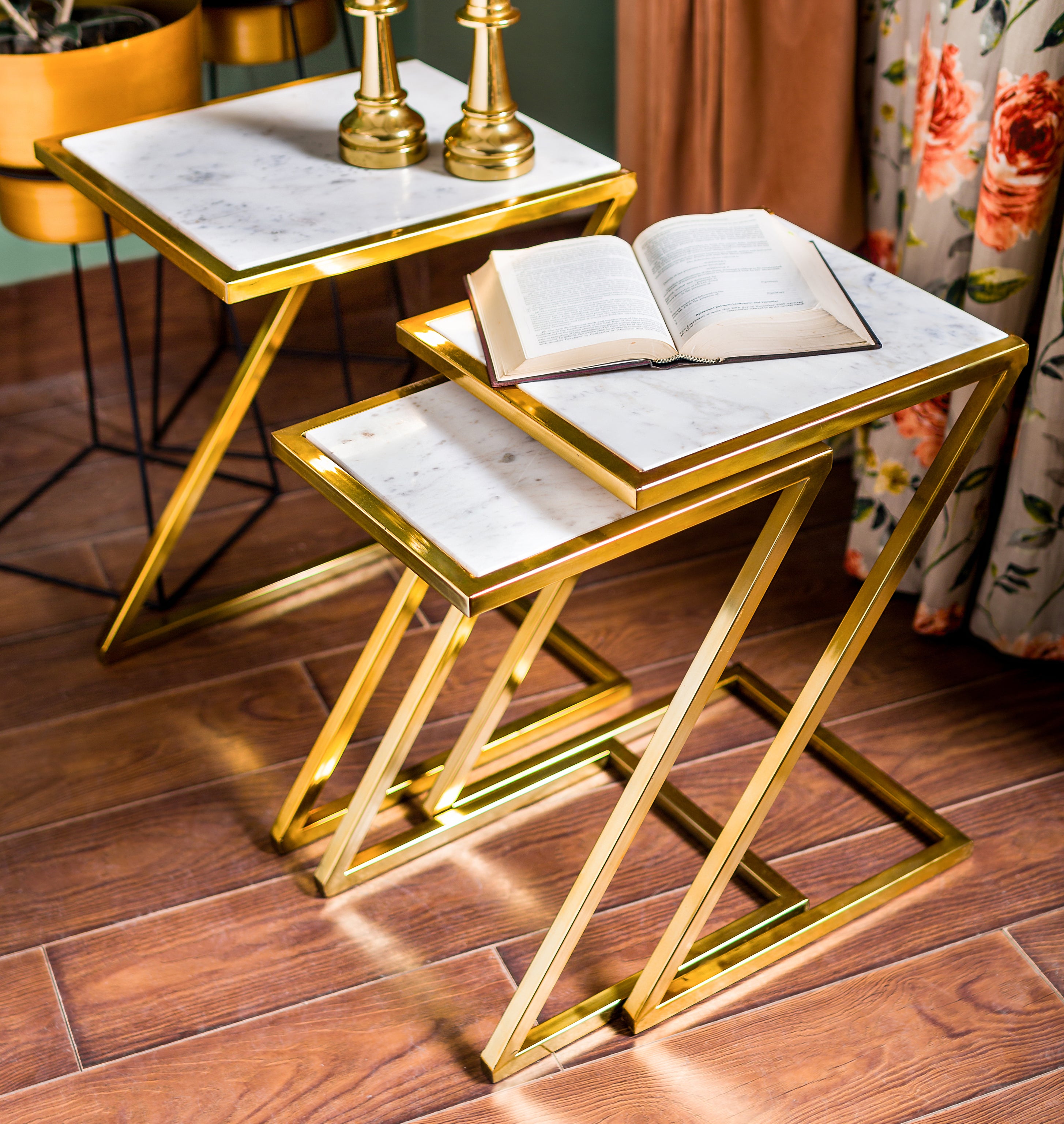 Seville Nesting Table Set of 3 – Sammsara